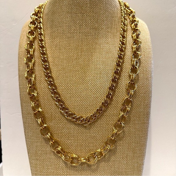 Joan Rivers | Jewelry | Vintage Joan Rivers Necklace Double Strand Gold ...
